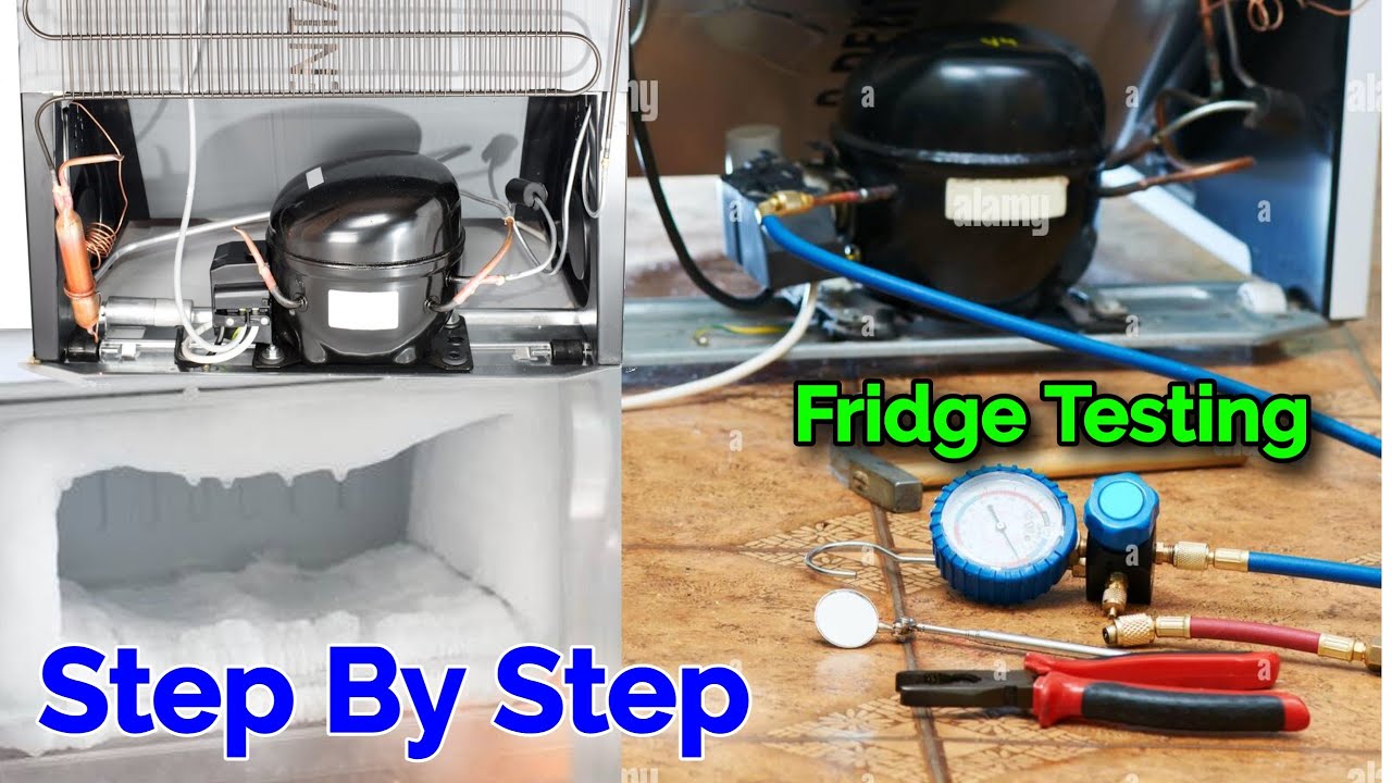 how to check fridge step by step, how to check fridge cooling problem ...