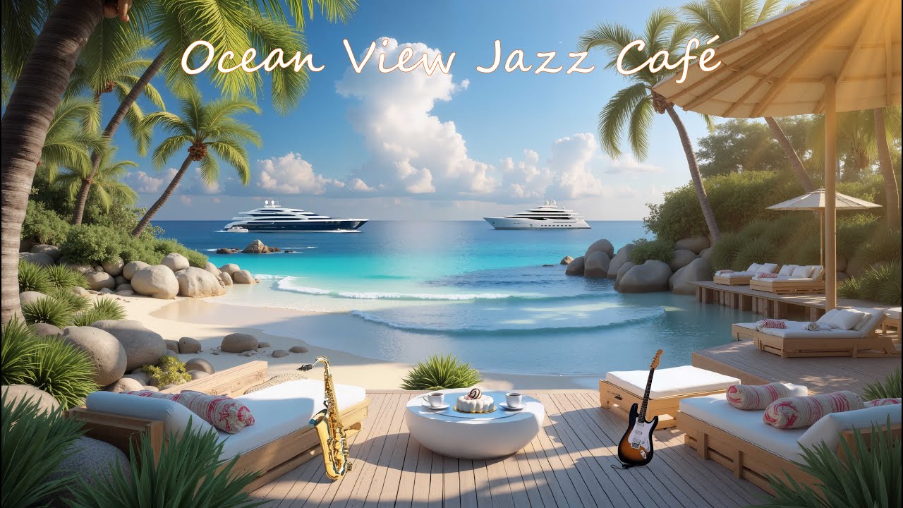 Ocean View Jazz Café • Relaxing Morning Piano Jazz with Seaside ...