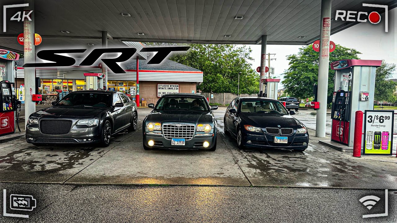 TWO SRT AND A BMW TAKING OVER THE CITY (POV DRIVE)! - YouTube