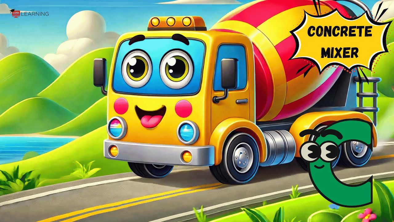 ABC Construction Vehicles Song | A to Z of Building Machines for Kids 🎶 ...