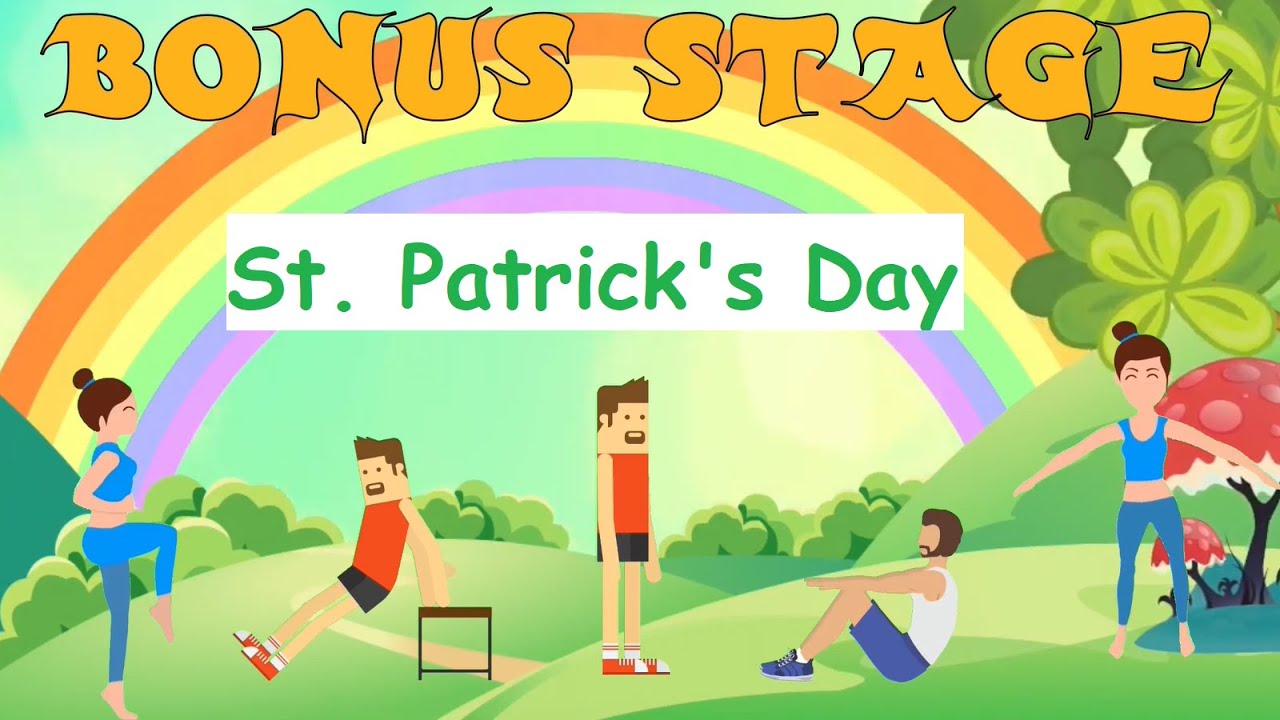 PE Fitness Game - What Is Under The Hat? St. Patrick's Day Workout With ...