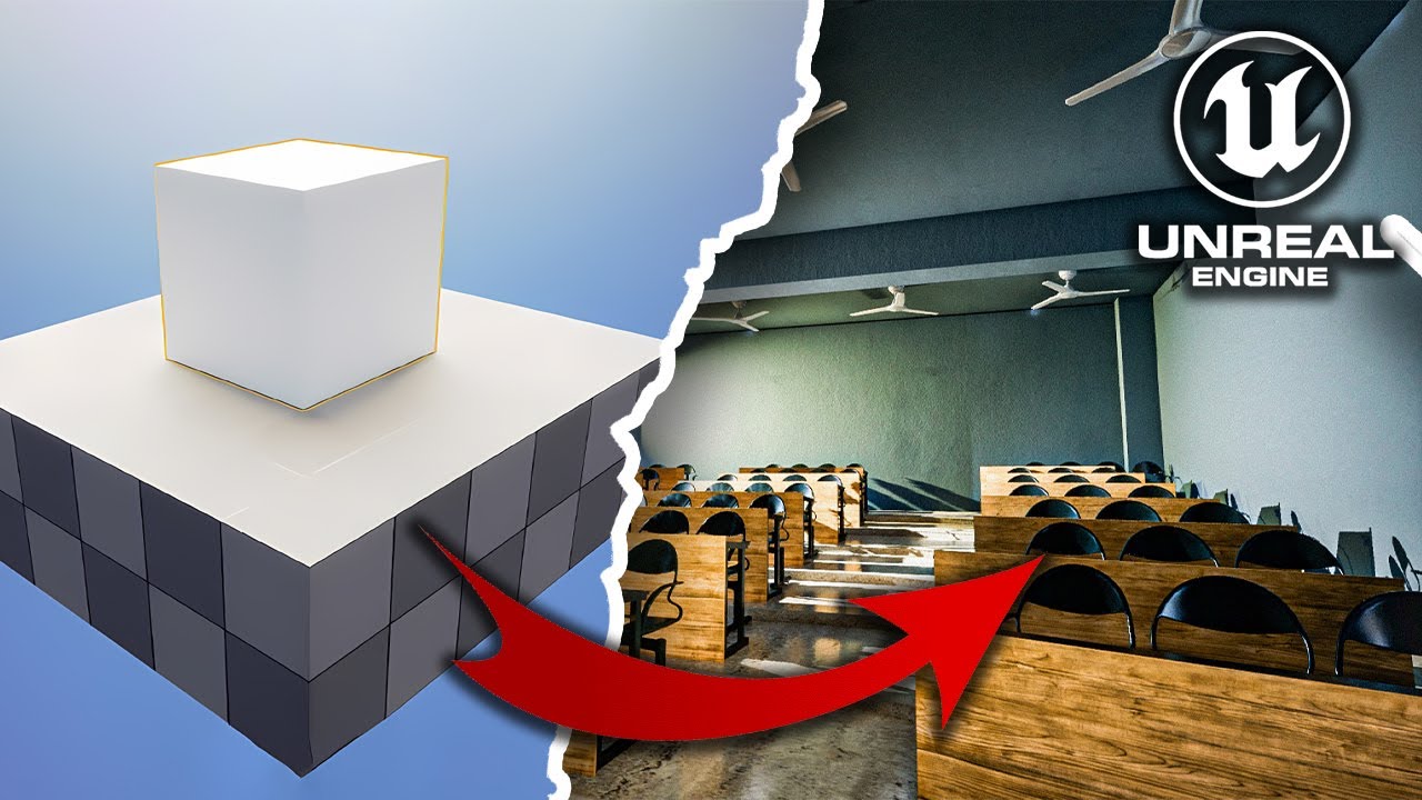 Cinematic Shots of Realistic 3D Classroom | Unreal Engine ...