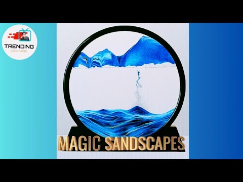 Moving Sand Art | Decorative Sandscape in Motion | Round Motion Frame ...