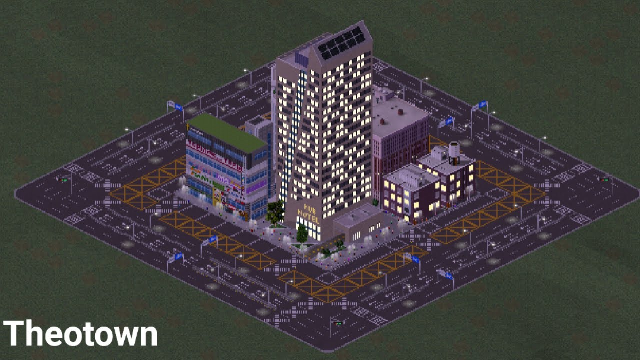 5 Building And Simple Road Layouts in Theotown - YouTube