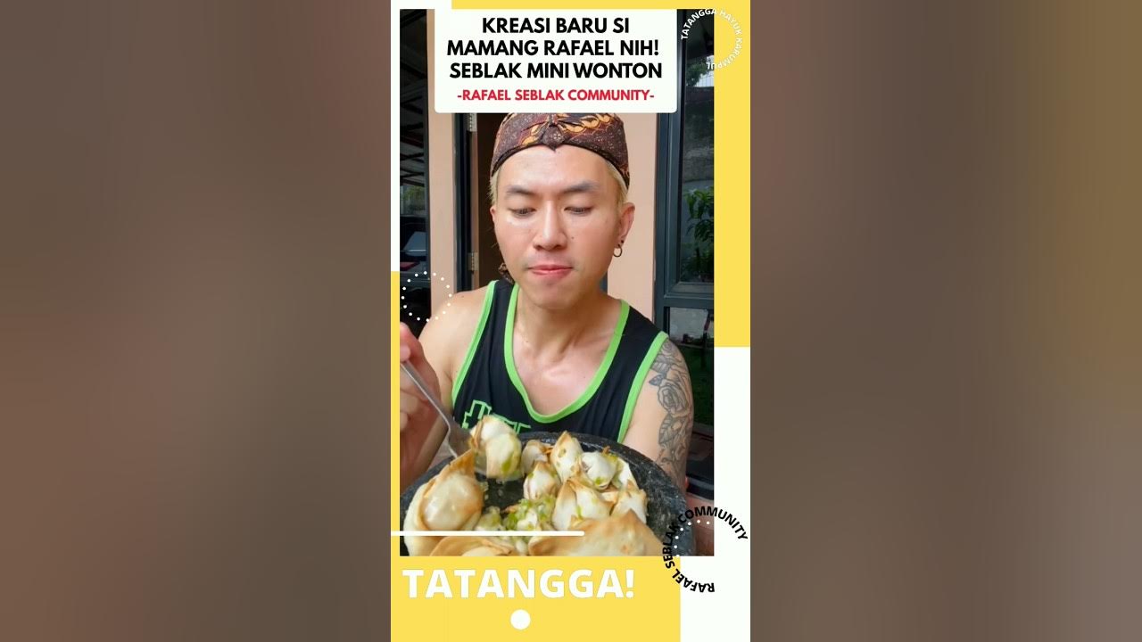 Seblak Wonton Kreasi Baru Mamang Rafael Rafaelseblak Youtube
