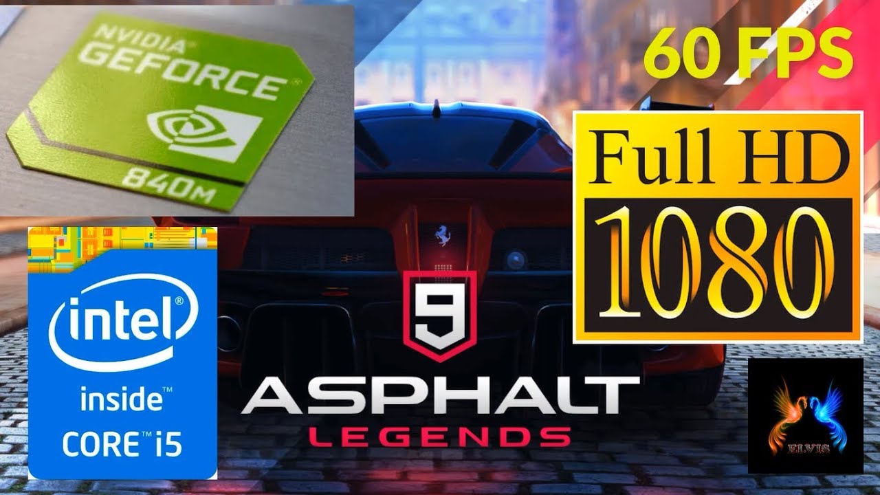 Asphalt 9 Legends on GeForce 840M, Core i5 4210U High Settings - YouTube