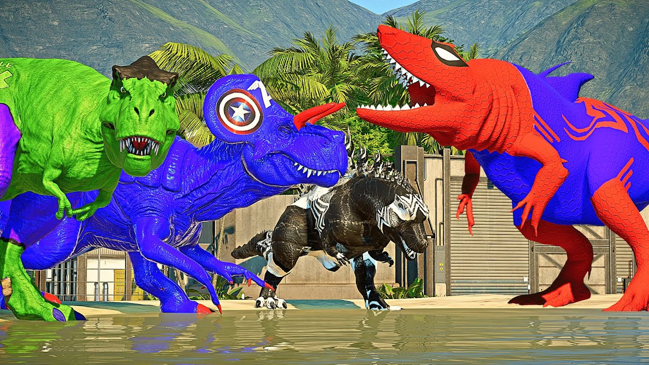 King Shark Spiderman vs Venom, Hulk, Batman, Superman, Super Hero ...