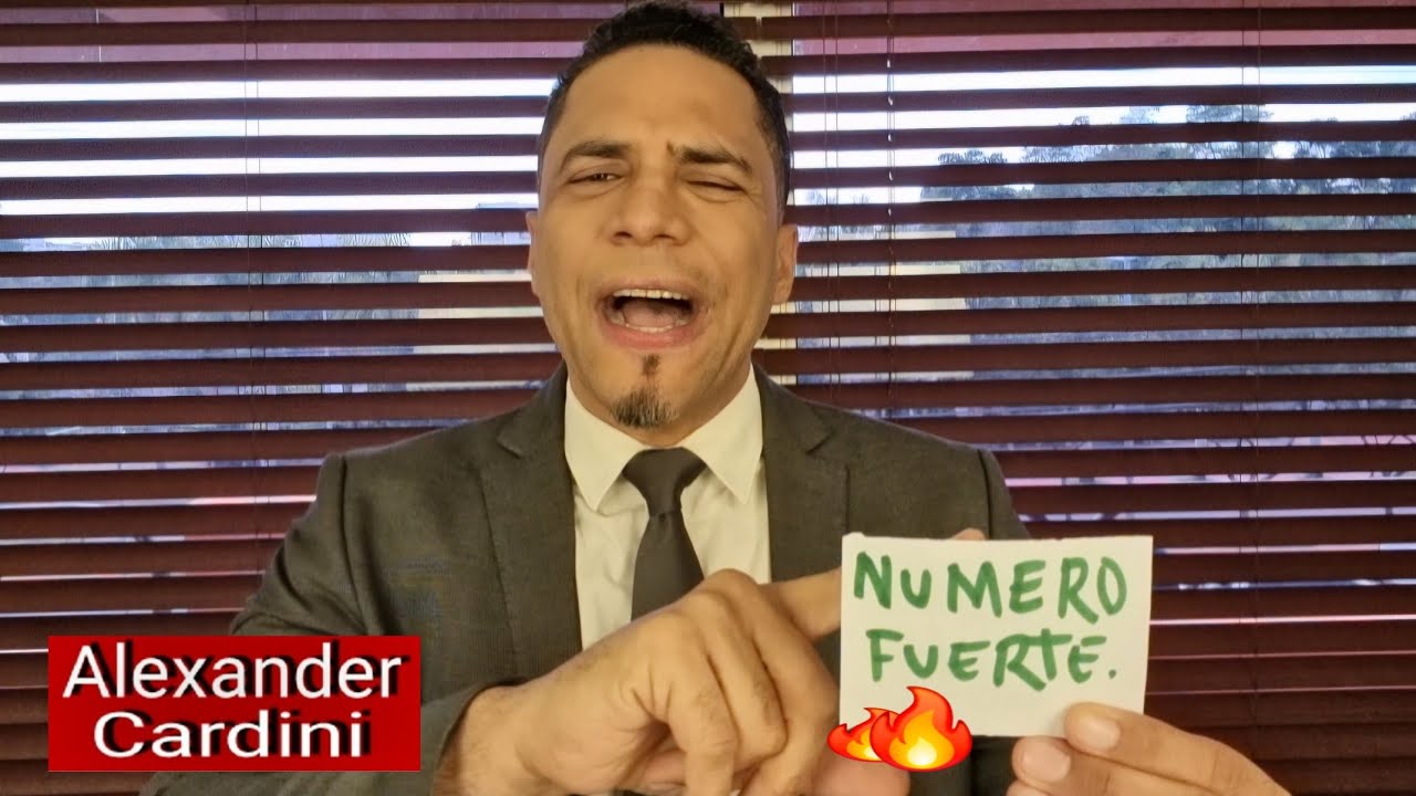 Alexander Cardini Numeros, 13 De Marzo | NUMERO fuerte HOY* - YouTube