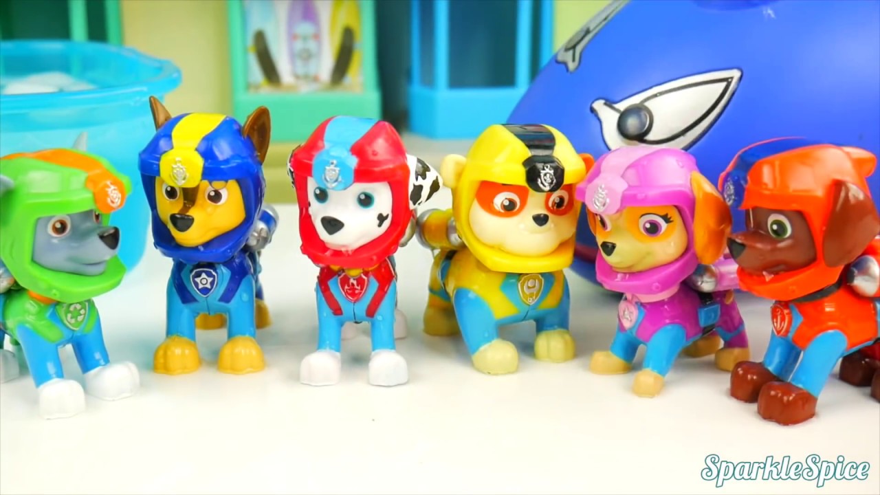 Paw patrol learn colors in mickey school bus - YouTube