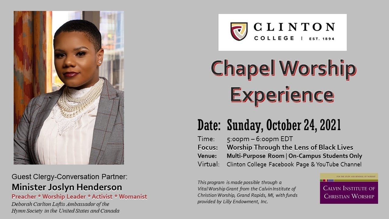 Virtual Chapel Worship Experience - YouTube