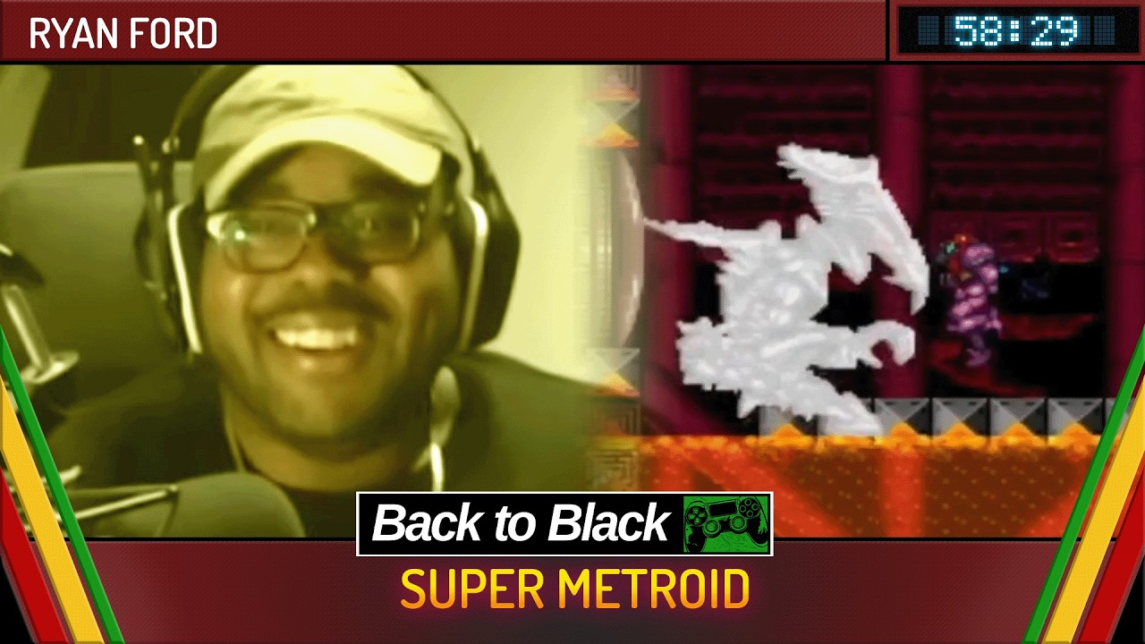 Super Metroid by Ryan Ford in 58:29 - Back To Black 2026 - YouTube