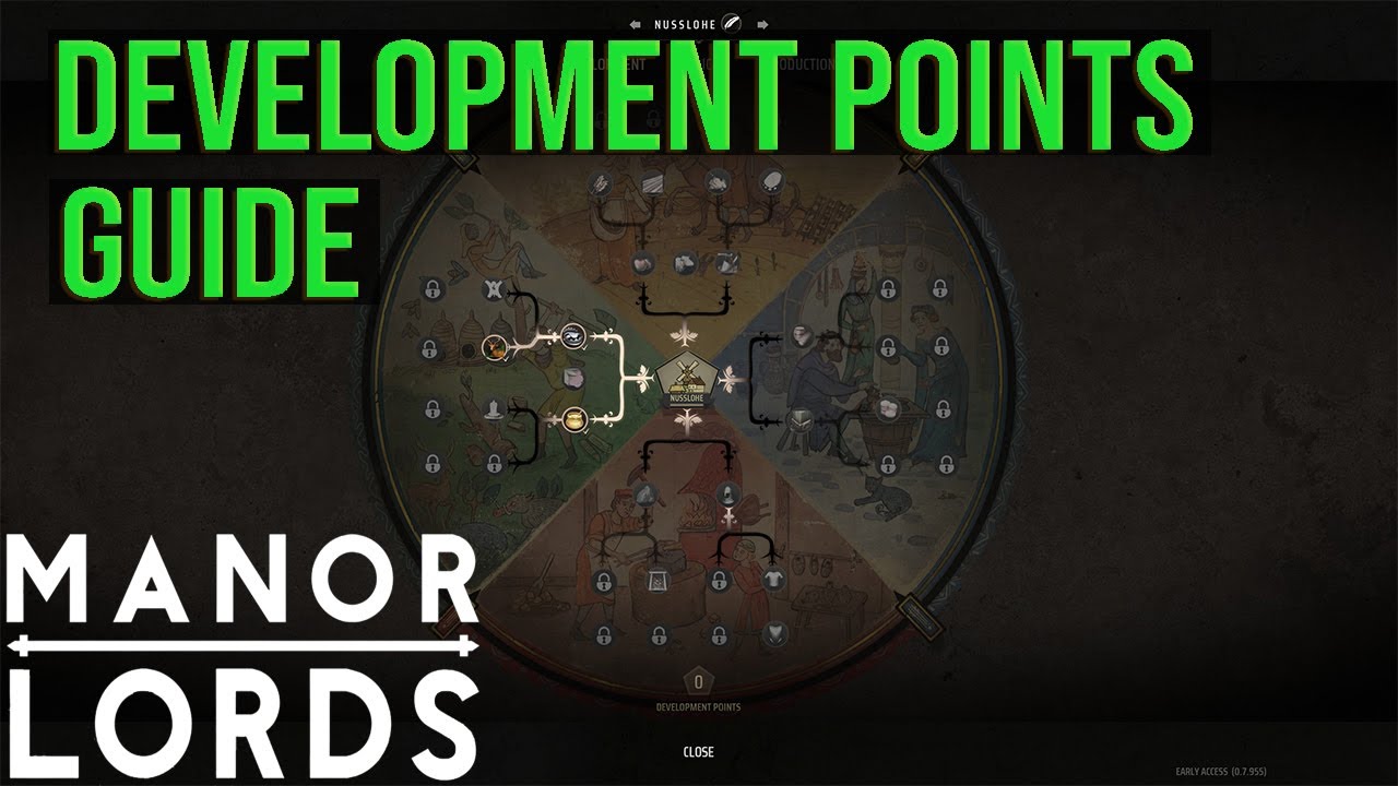 Development Points Guide - Manor Lords - YouTube