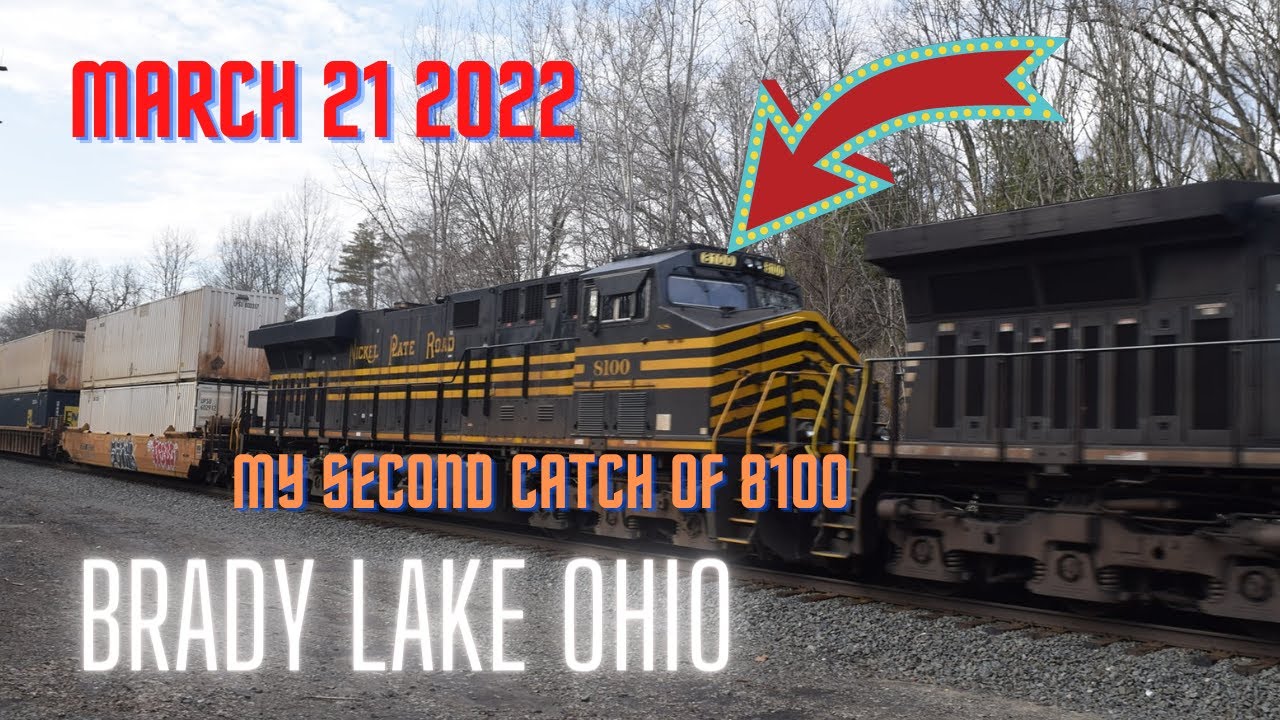 Eastbound Norfolk Southern With The NKP #8100 Heritage Units Trailing ...