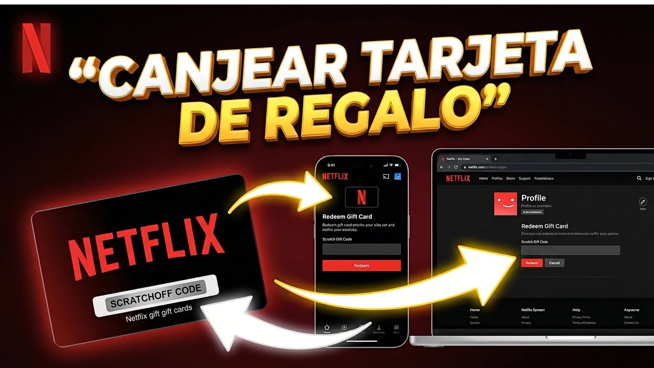 Cómo Canjear una Tarjeta de Regalo de Netflix (Paso a Paso) 2026 - YouTube