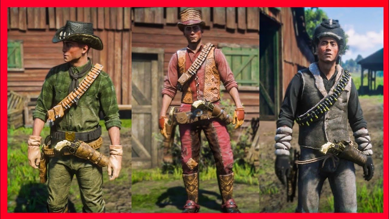 Red Dead Online Requested Outfits #43 Trappers and Hunting outfits ...