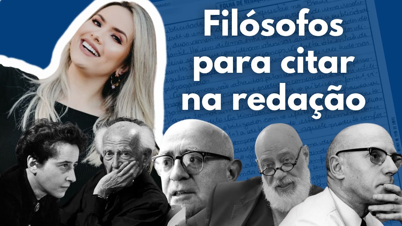 O que citar na redação | filósofos e citações para a redação - YouTube