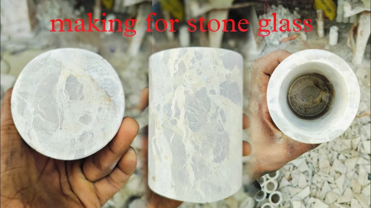 making for stone glass 🪨 - YouTube