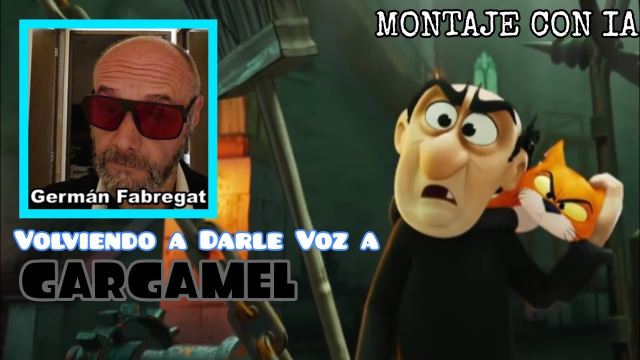 Germán Fabregat Volviendo a Darle Voz a Gargamel en Pitufos [MONTAJE ...