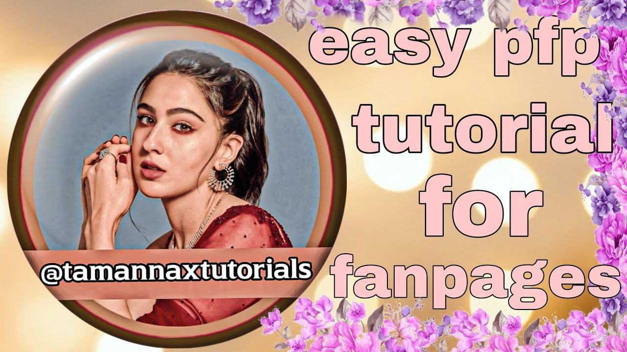 easy pfp tuorial for fanpages.....!! - YouTube