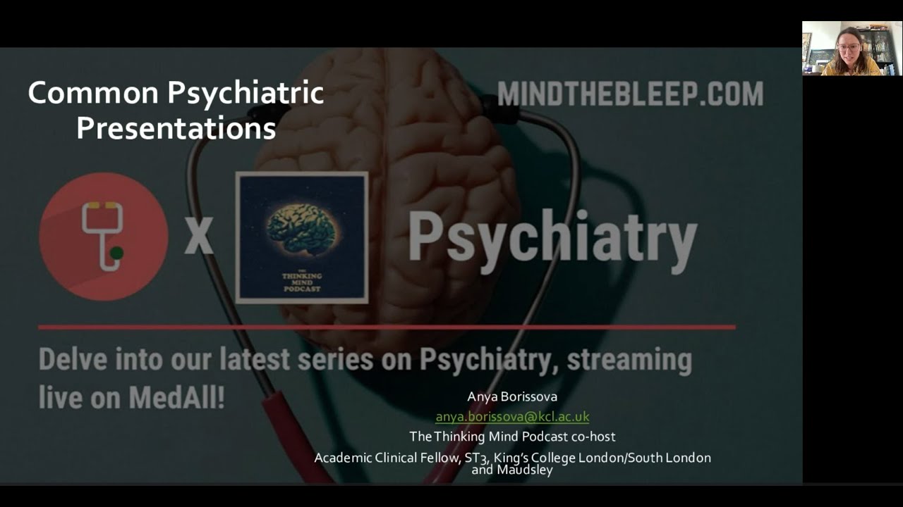 Psychiatry Series: Common Psychiatric Presentations - YouTube