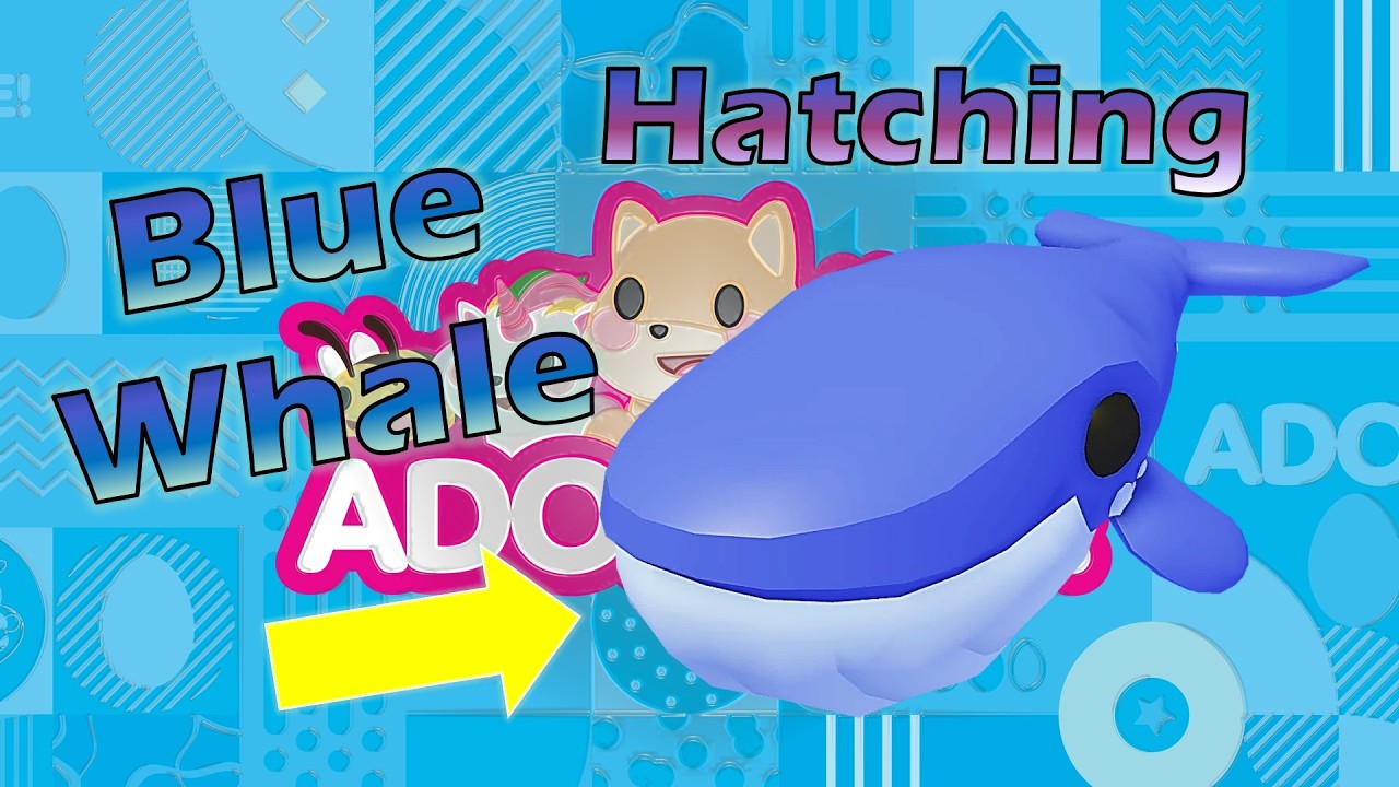 Hatching the NEW Blue Whale in Adopt Me! 🐋 - YouTube