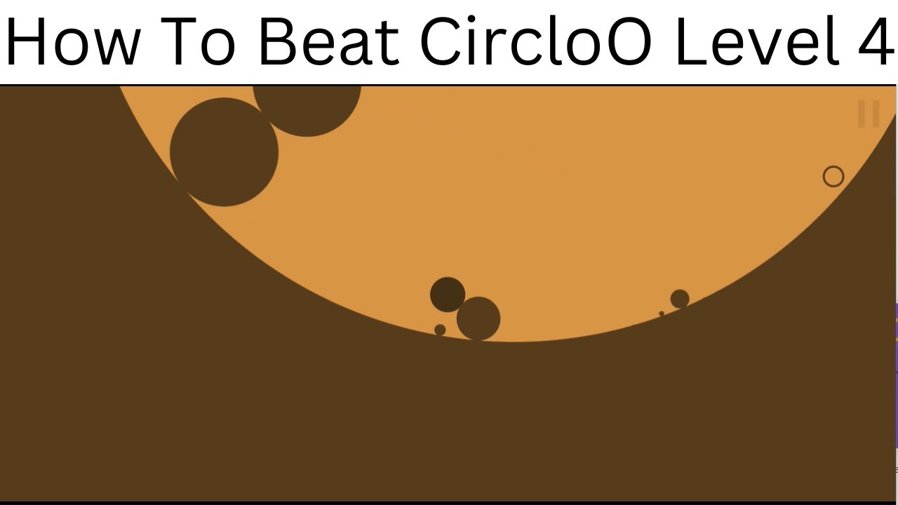 How to Beat CircloO Level 4 - YouTube