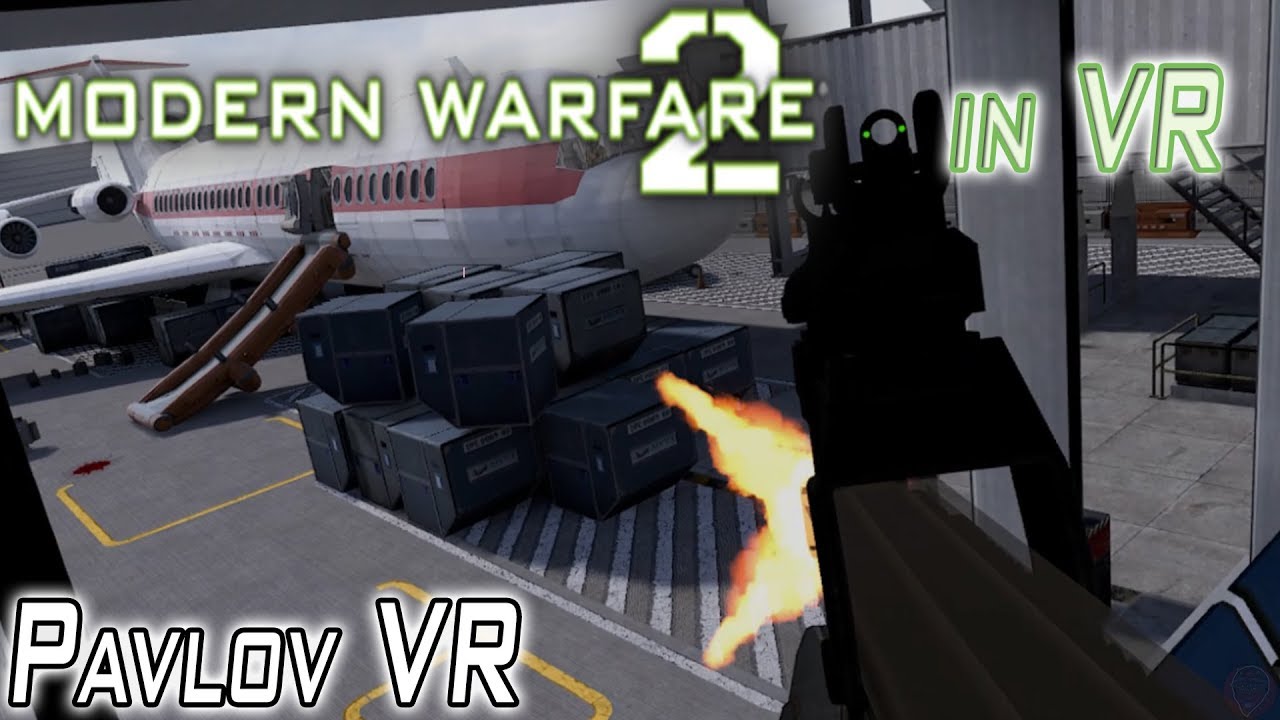Playing MW2 Terminal In VR - YouTube