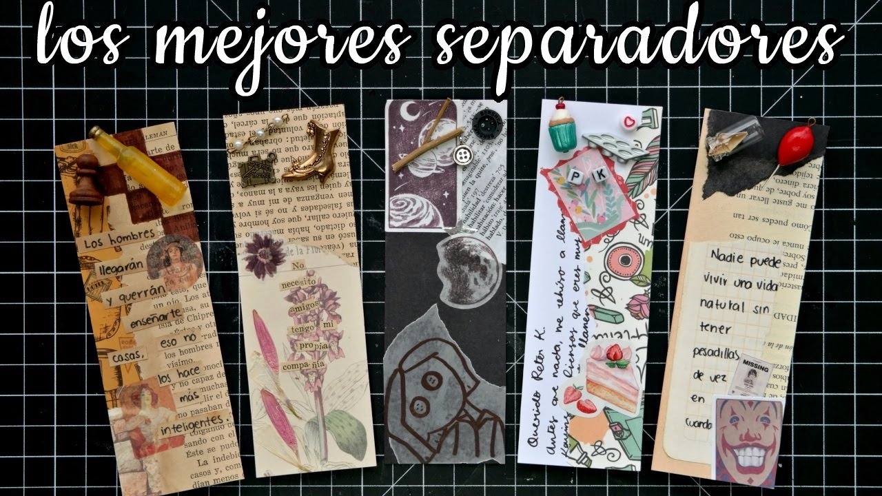 5 Separadores de Libros Originales | amellali's journal - YouTube