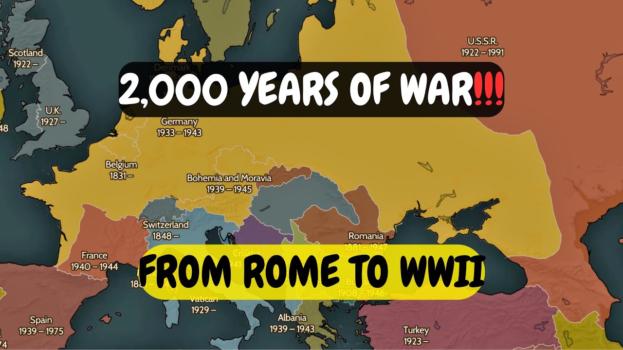 How Europe’s Map Changed Over 2,000 Years! 🗺️ | Crowns & Conquests ...
