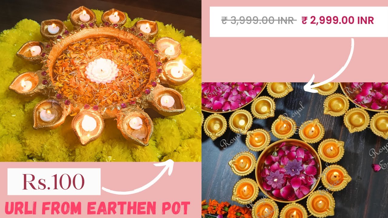 Diy urli from earthen pots | kunda se baniye Sundar urli Diwali ke liye ...