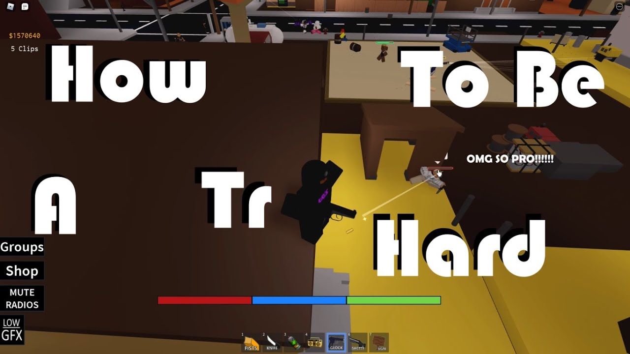 Roblox The Streets How To Be Try Hard - YouTube