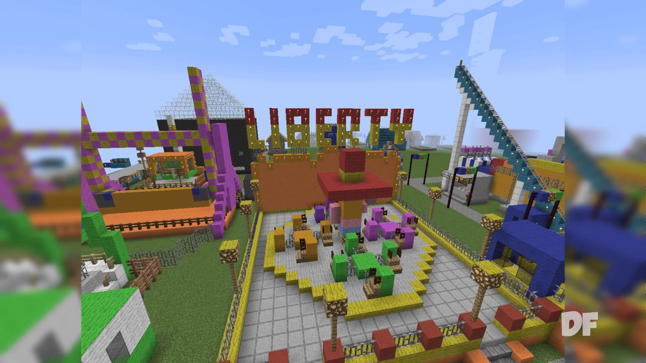 Recinto Ferial de Minecraft - Mayo 2017 | Atracciones De Suscriptores ...