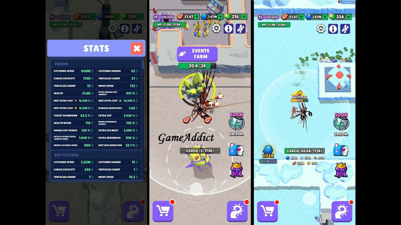 Alien Invasion RPG Idle Space : Half Billion Power, All Unlocked Units ...