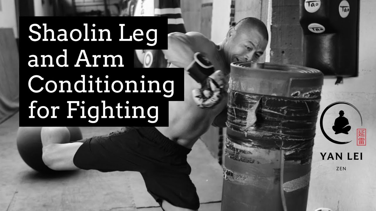 Shaolin Leg and Arm Conditioning for Fighting - YouTube