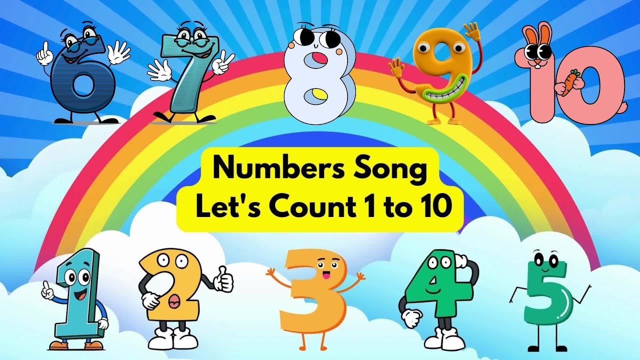 🎉 Fun 123 Counting Song for Toddlers | Learn Numbers 1 to 10 with ...