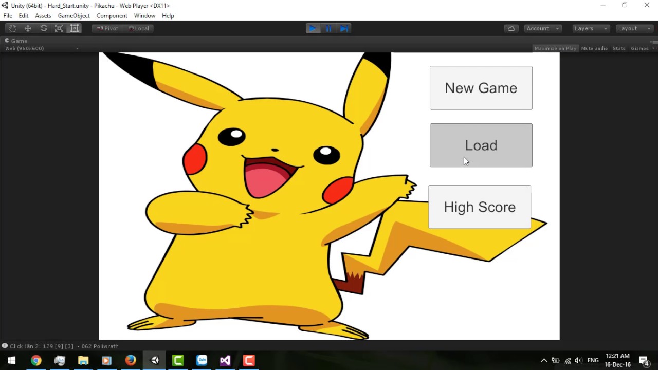 Pikachu_UNITY - YouTube