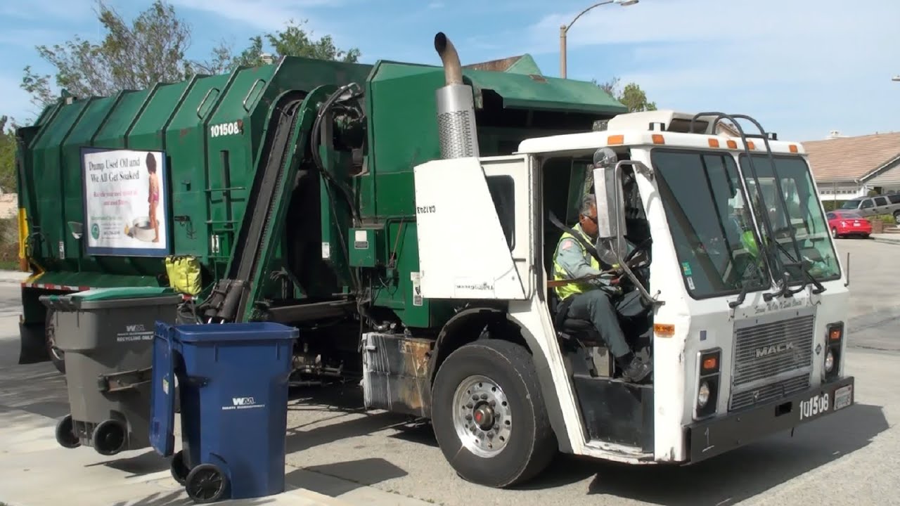Waste Management Mack LE Amrep Octo ASL 101508 - YouTube