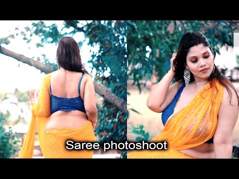 Unique village food | Hot photoshoot | Roohi roy | Saree Beauty | nandini nayek | saree fashion #13