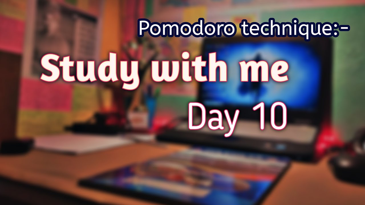 Day - 10 (Live Study With me ) Chill Study live Stream , Pomodoro ...