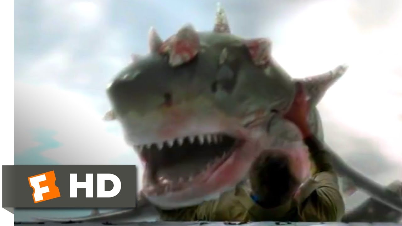 Sharknado: The 4th Awakens (2016) - Eating the Train Scene (3/10 ...