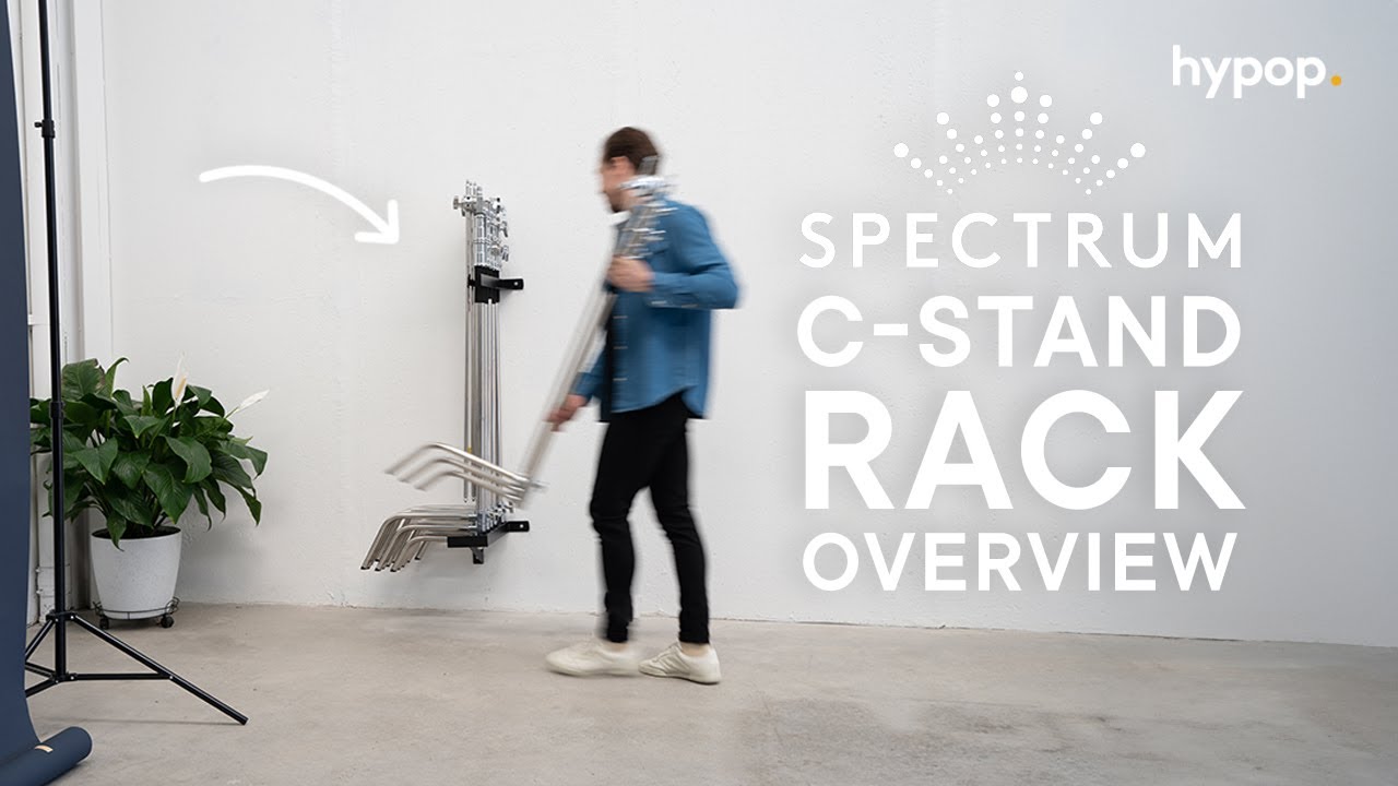 MUST HAVE for organising your studio space | Spectrum C-Stand Rack ...