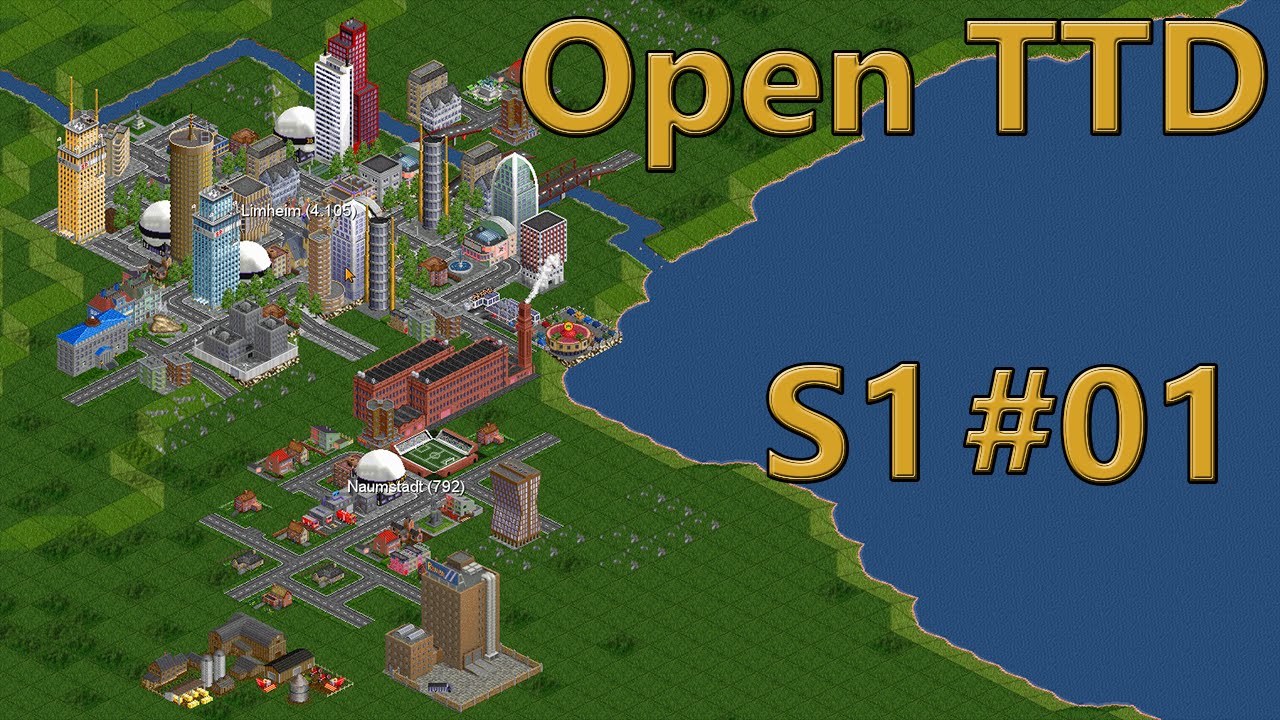 OpenTTD (ECS) Spielsetup - S1 #001 - Lets Play (Deutsch/German) - YouTube