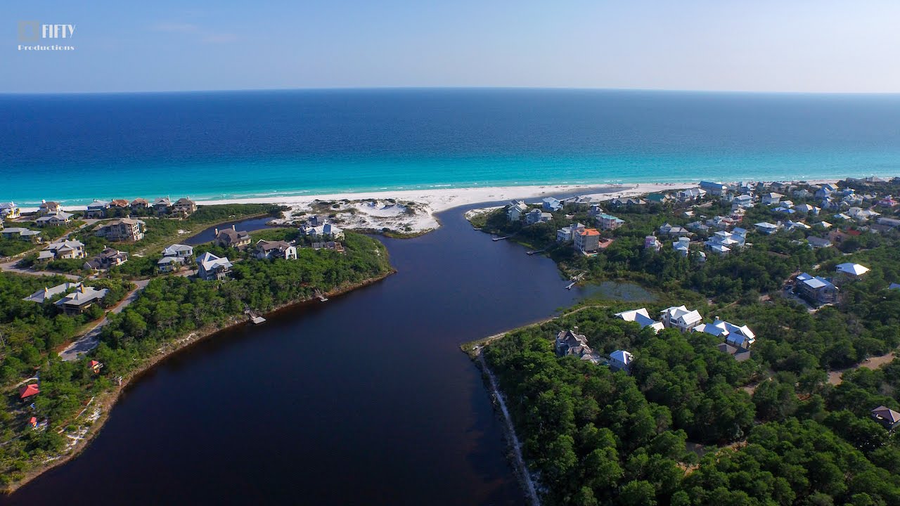 Draper Lake, South Walton (DJI-Inspire) - YouTube