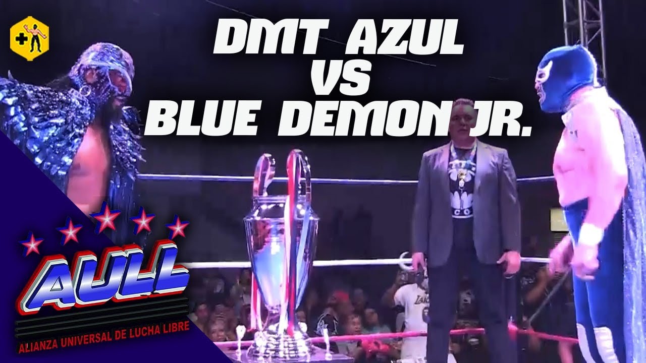 ¡Así llegaron DMT Azul y Blue Demon Jr. a la lucha estelar en la Sala ...