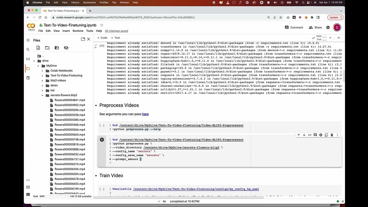 Text-to-Video Finetuning and Inference - YouTube