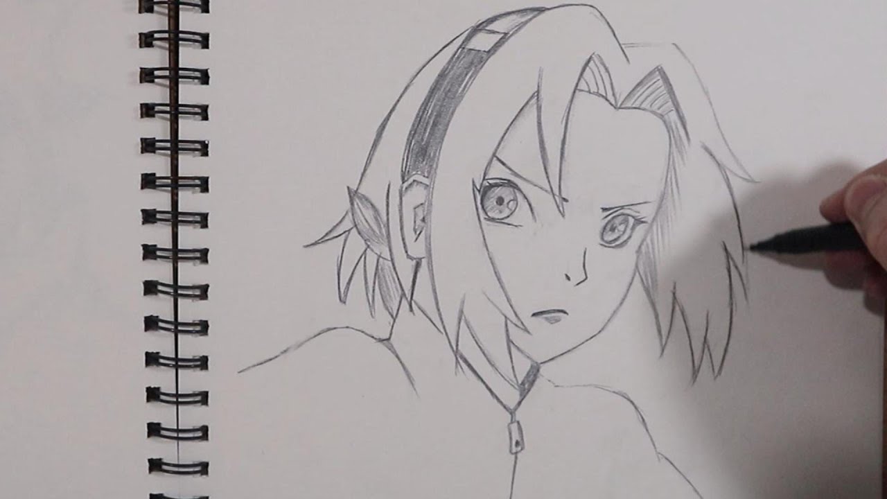 How To Draw Haruno Sakura Easy | | Drawing Naruto Anime Step By Step ...