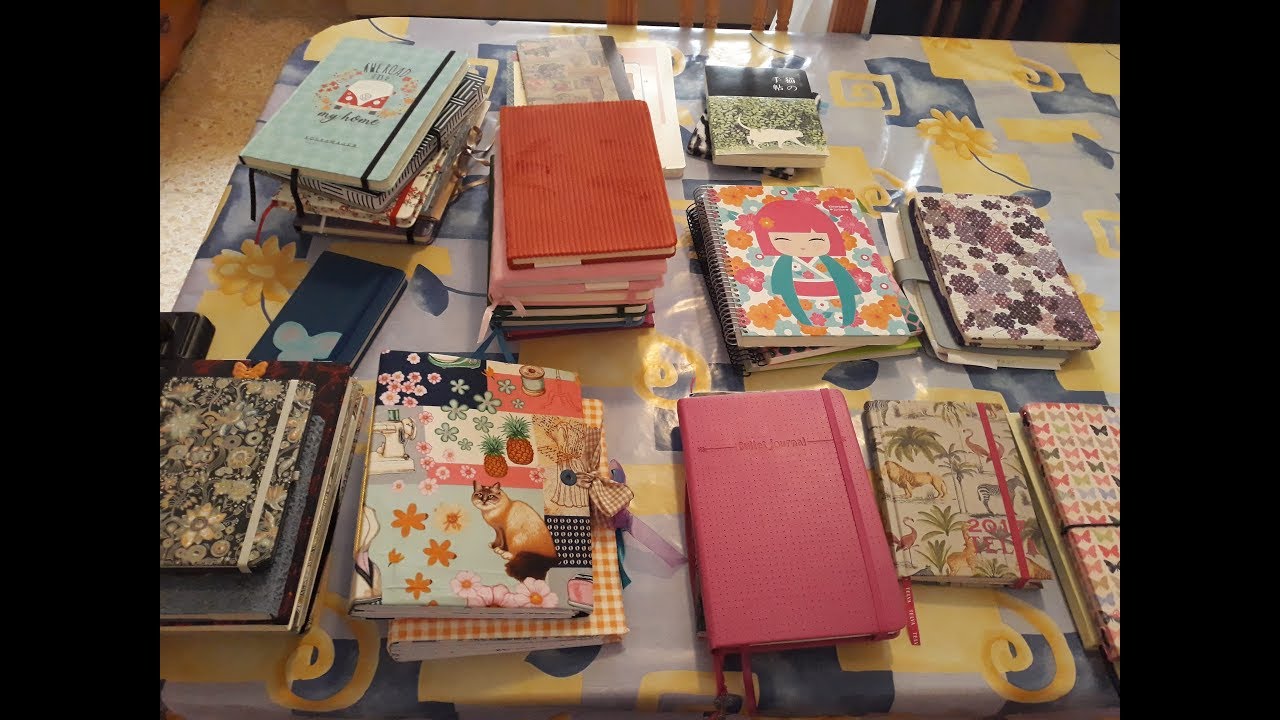 mi colección de libretas y algunas ideas para rellenarlas - YouTube