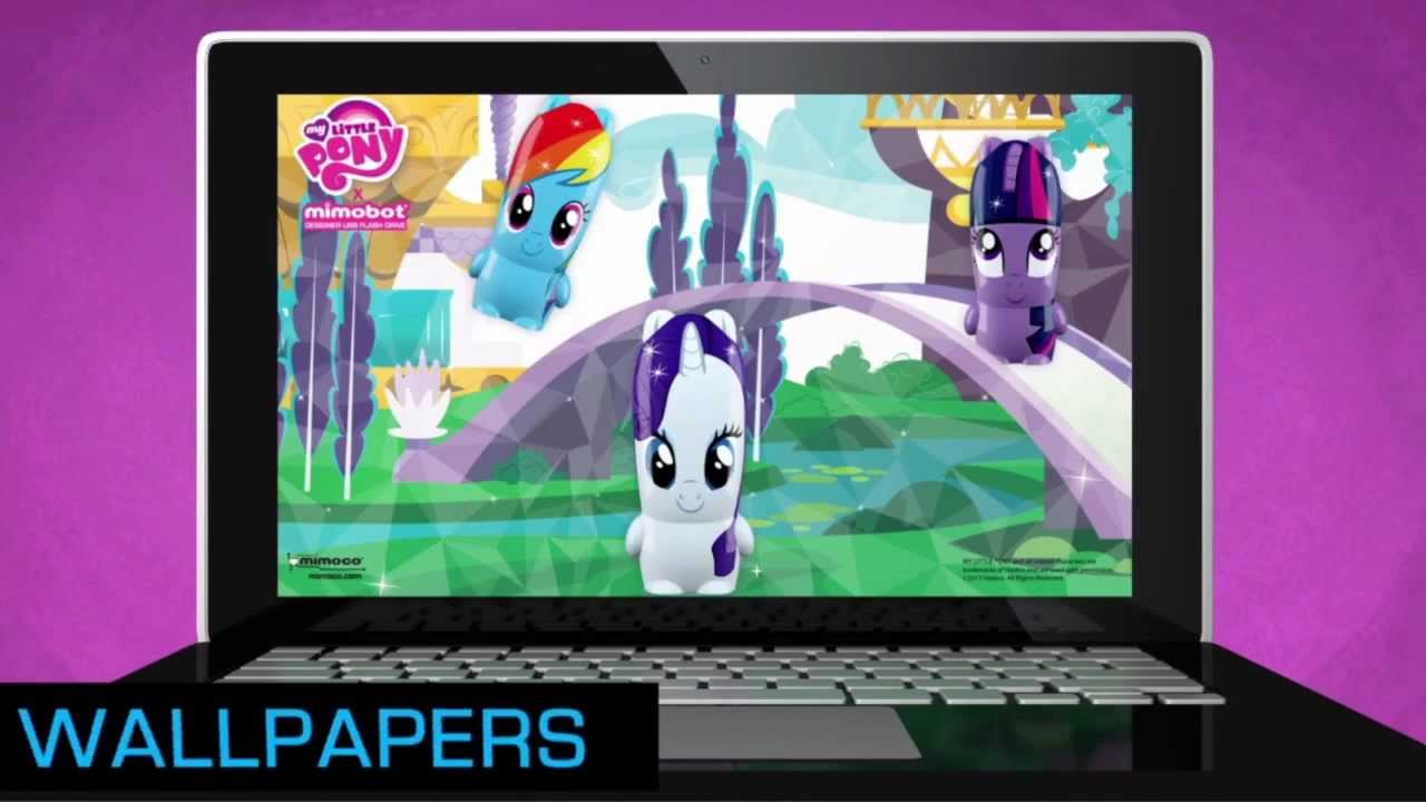 My Little Pony™ X MIMOBOT® The Flash Drive Everypony Needs! - YouTube