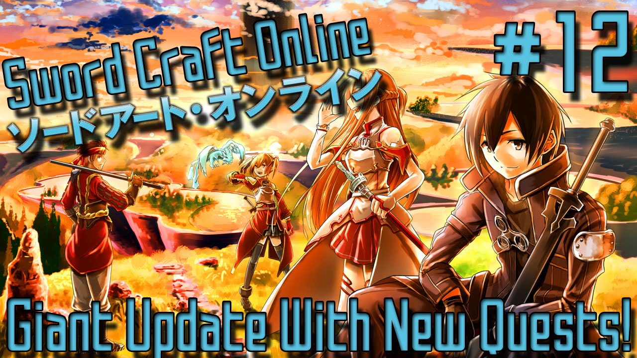 GIANT UPDATE WITH NEW QUESTS! | Sword Craft Online (Minecraft Public ...