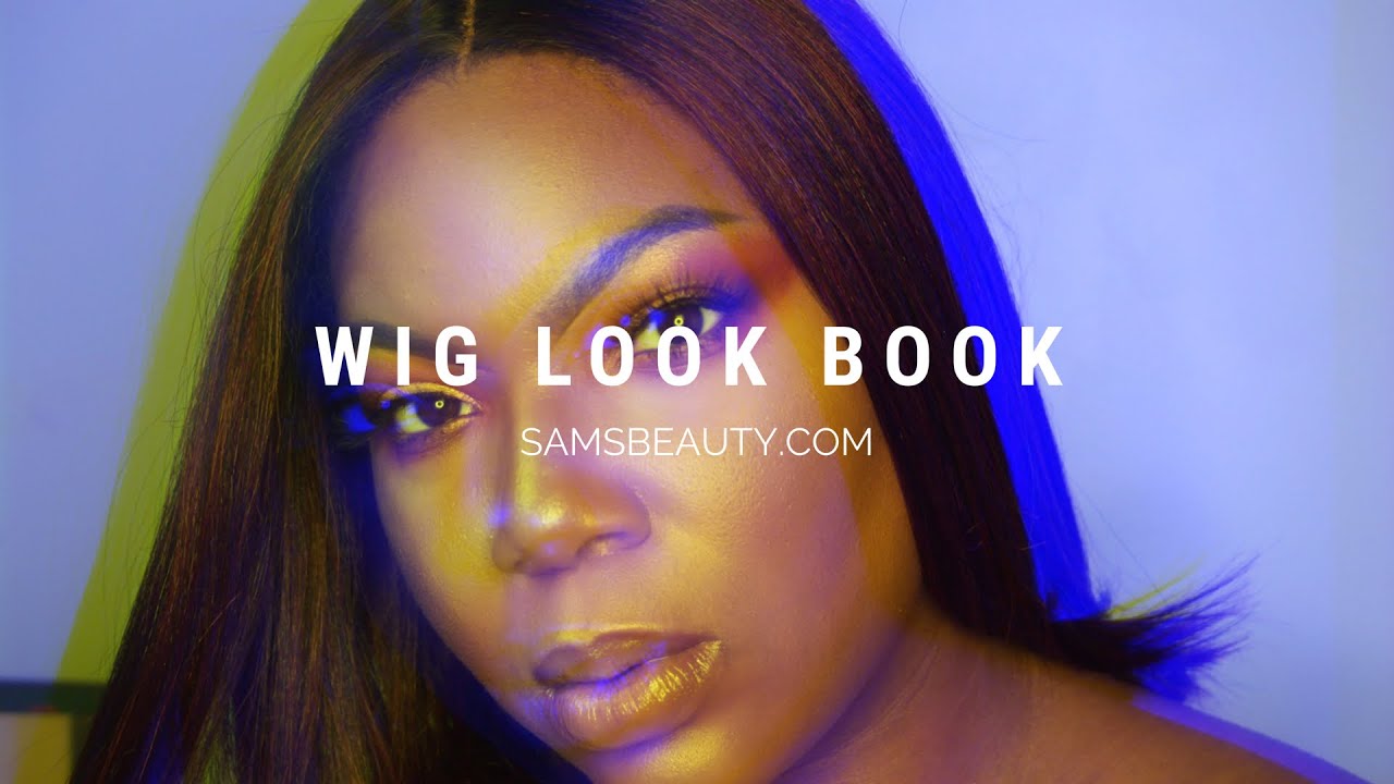 Sams Beauty Wig LookBook - YouTube